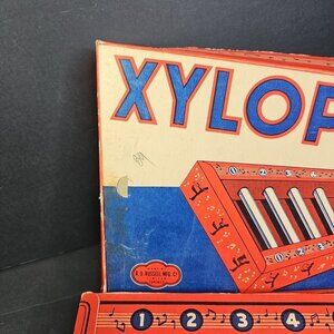 R D Russell MGG Co | Toys | Wwii Atomic Era Glass Xylophone Original ...
